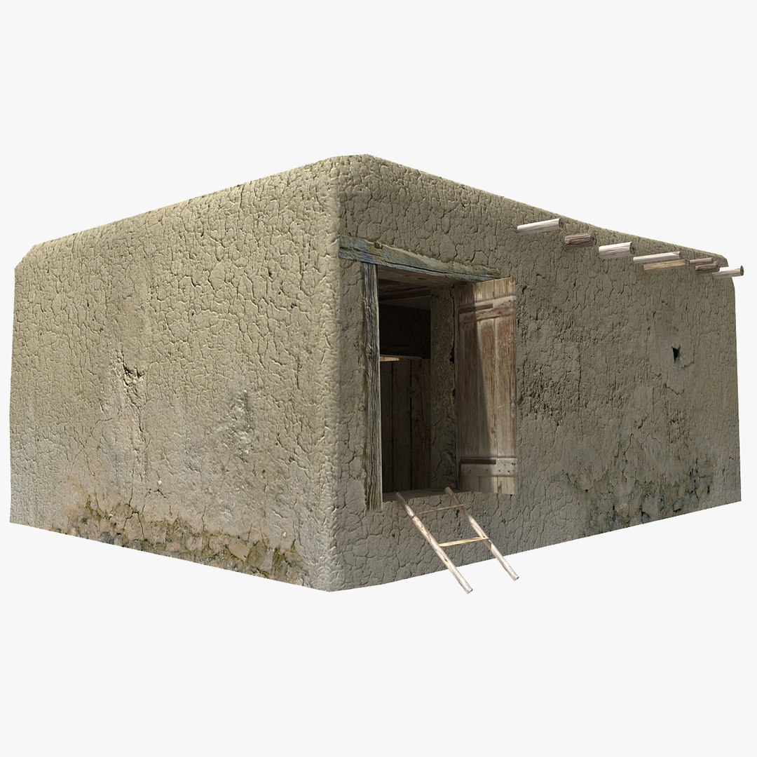 Afghan House 07 3d Model