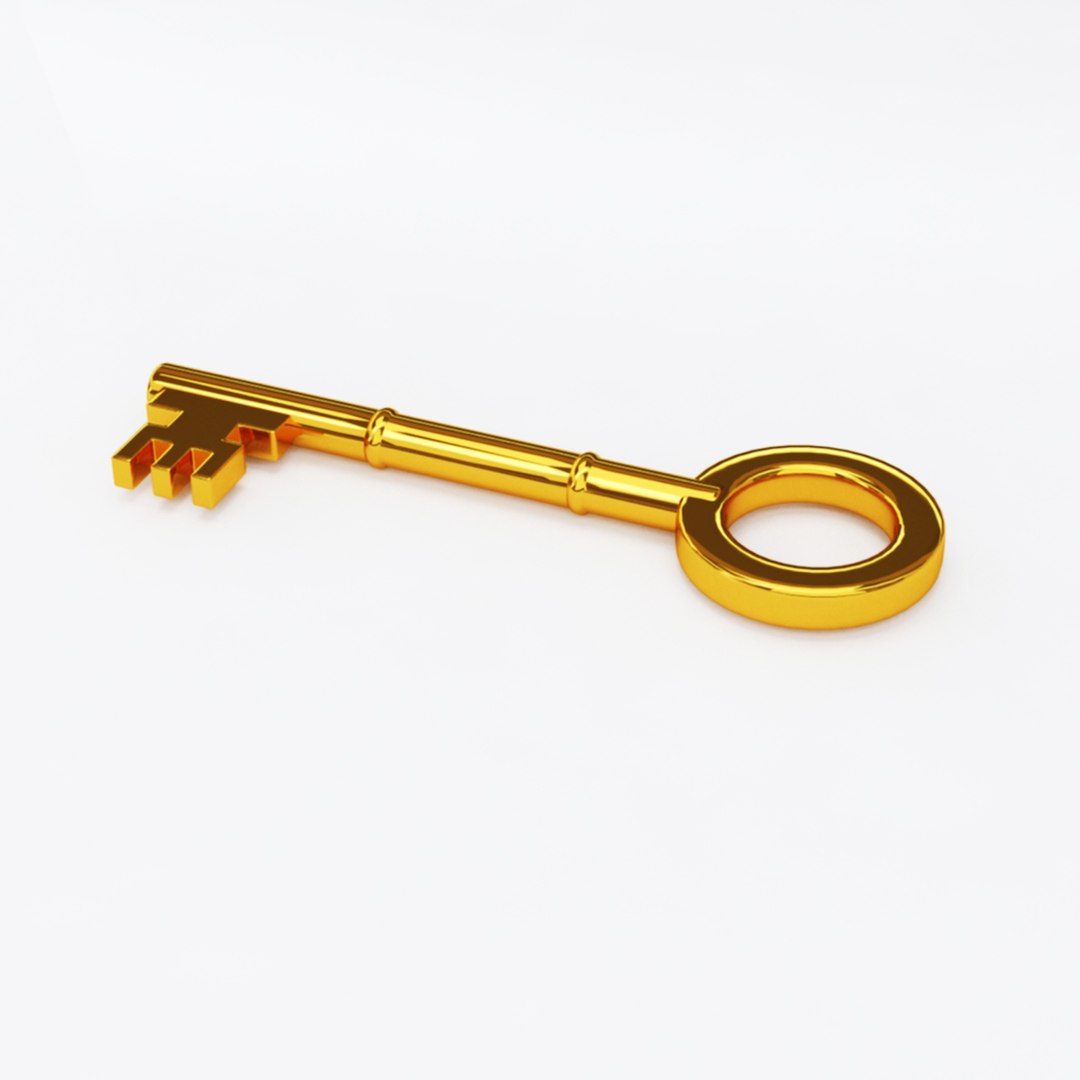 Gold Key 3D - TurboSquid 1164756