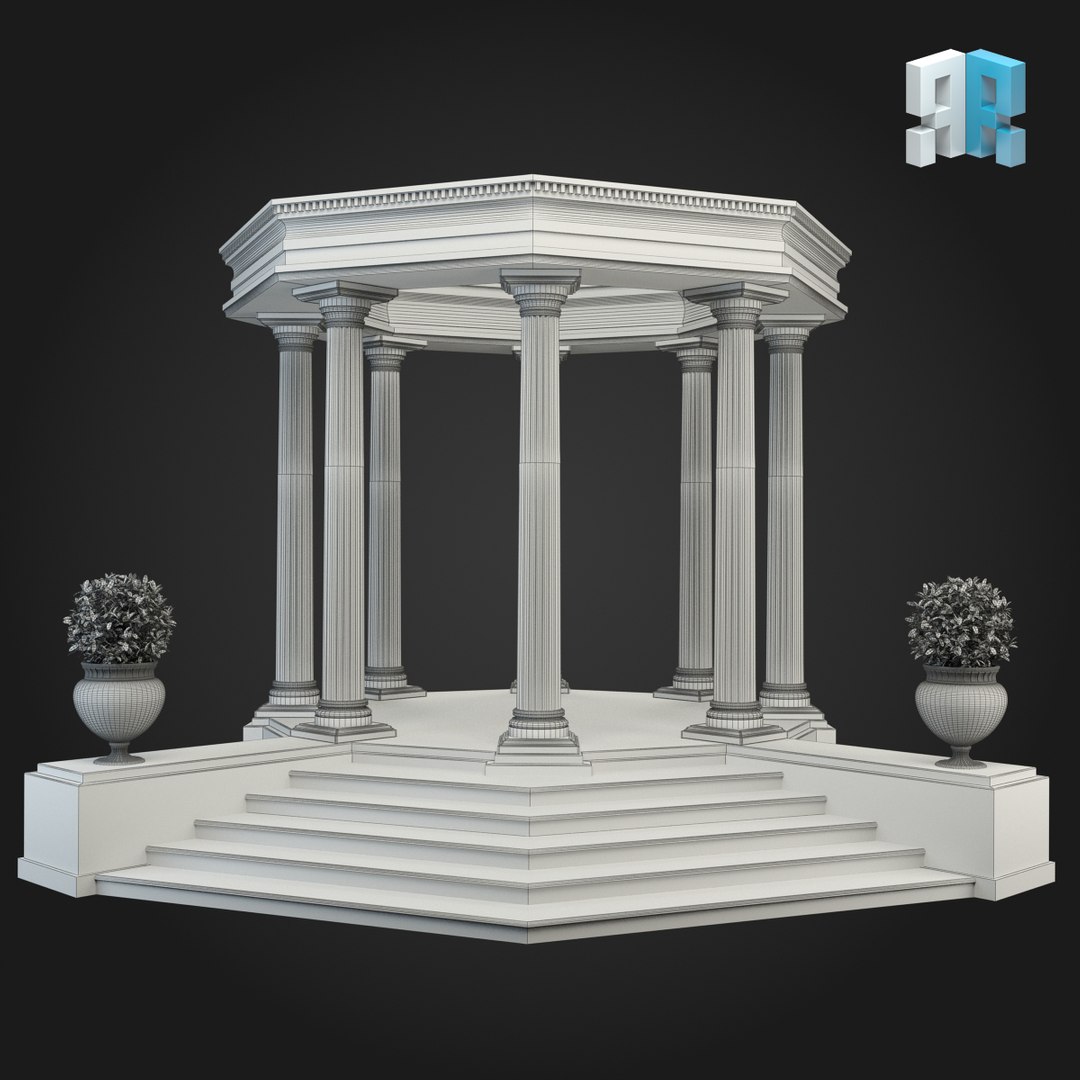 3d model architectural modules