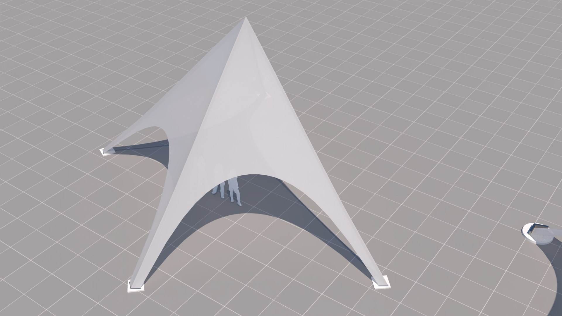 Tensile Fabric Structure -9 3D - TurboSquid 2034780