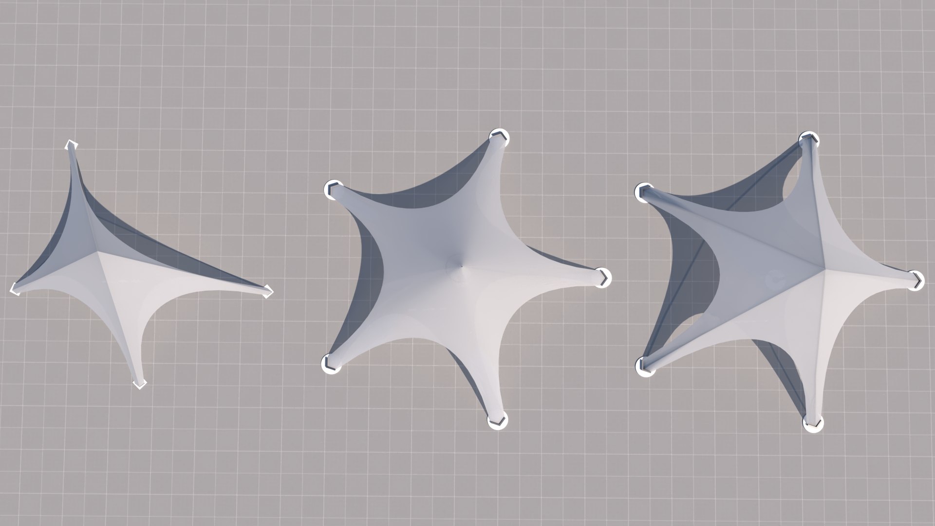 Tensile Fabric Structure -9 3D - TurboSquid 2034780