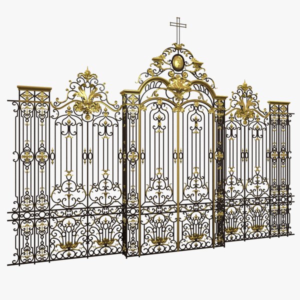 3d gate french cathedral