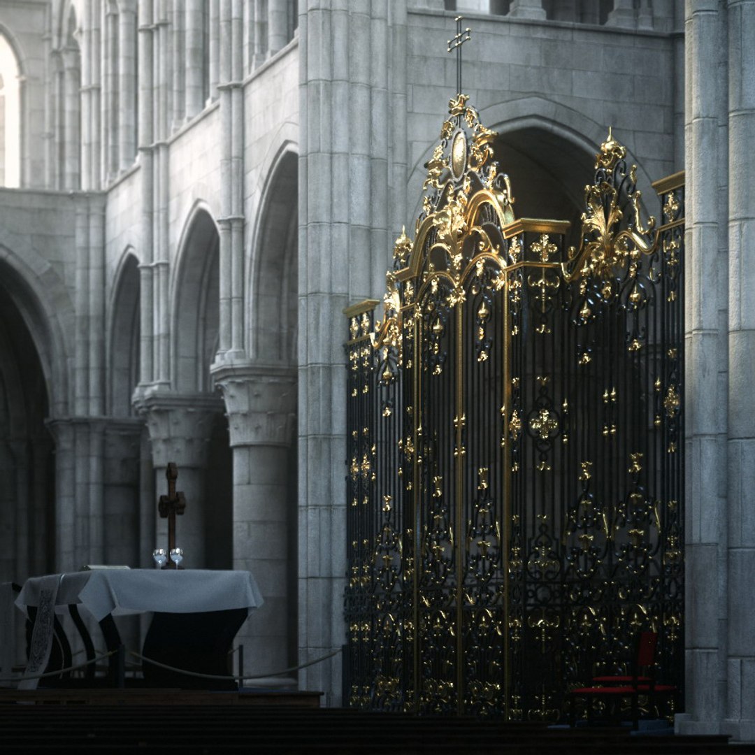 3d Gate French Cathedral