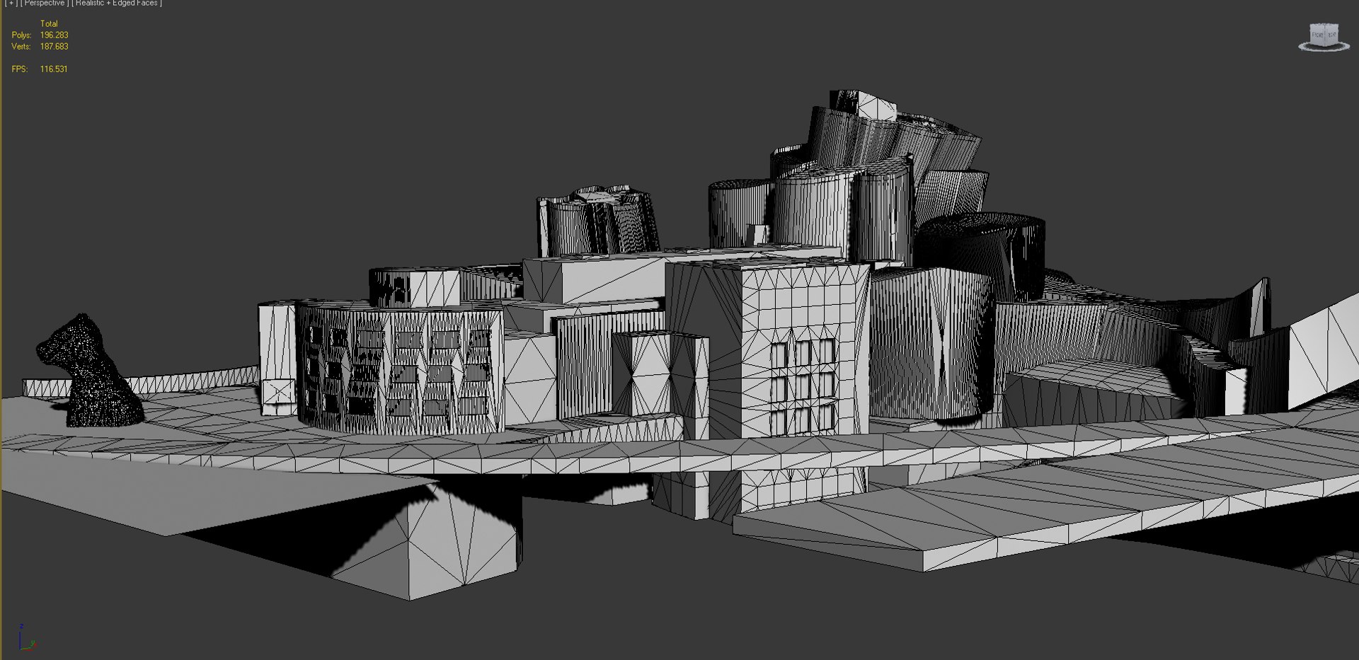 3ds Max Guggenheim Museum Bilbao