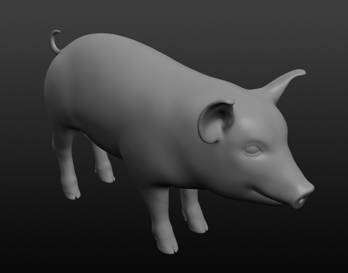 3D piggy base mesh model - TurboSquid 1412331