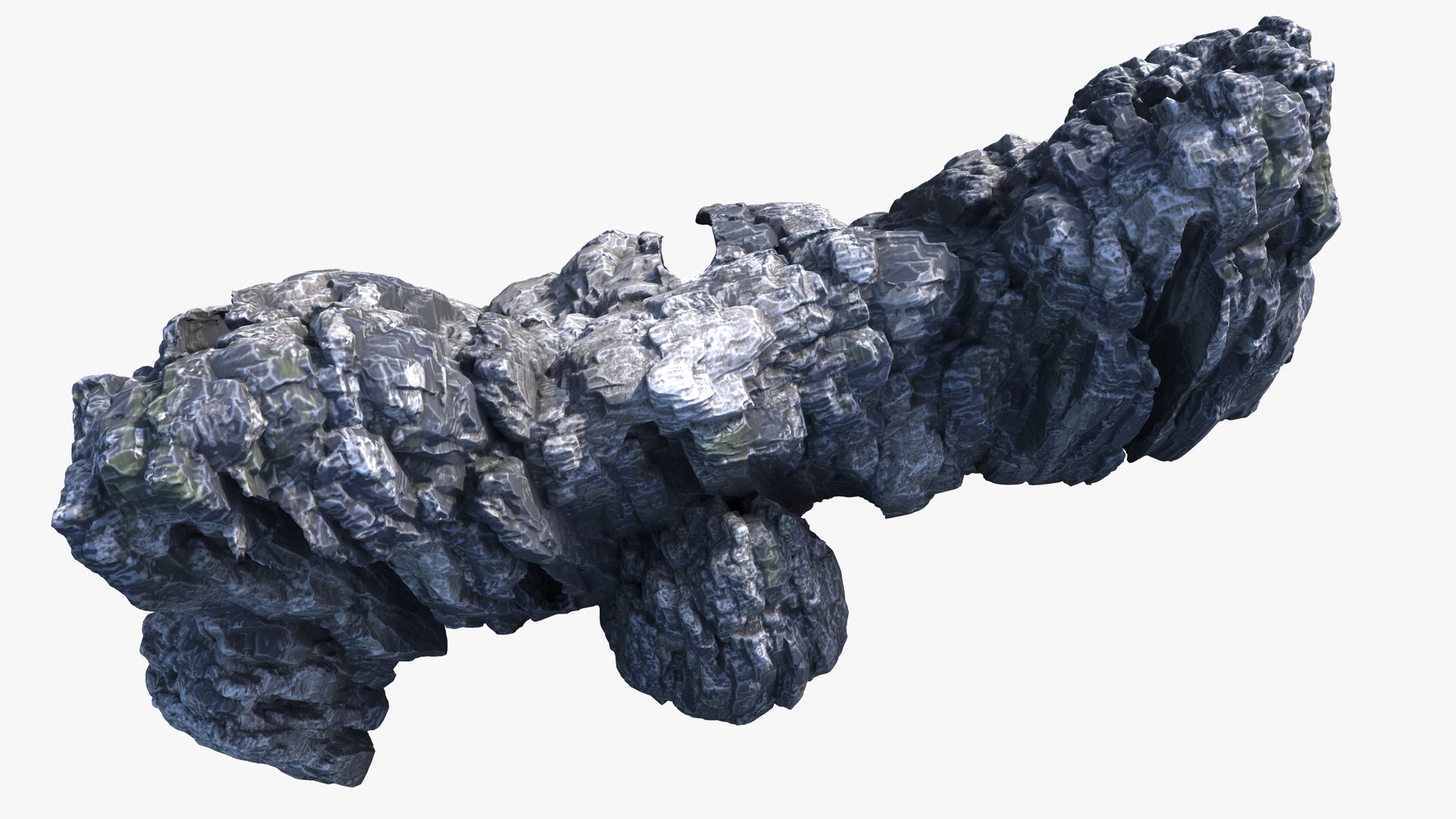 Granite Rock Island 06 model - TurboSquid 2178339