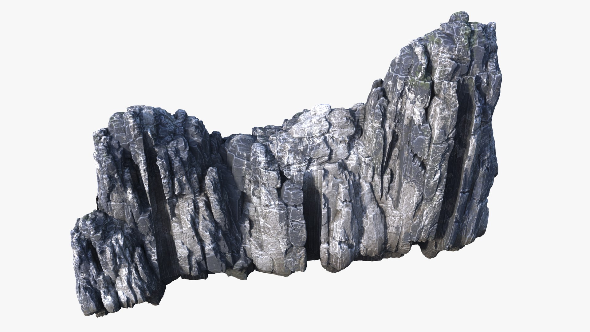 Granite Rock Island 06 model - TurboSquid 2178339