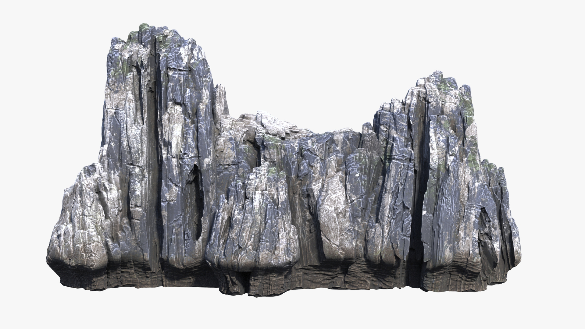 Granite Rock Island 06 model - TurboSquid 2178339