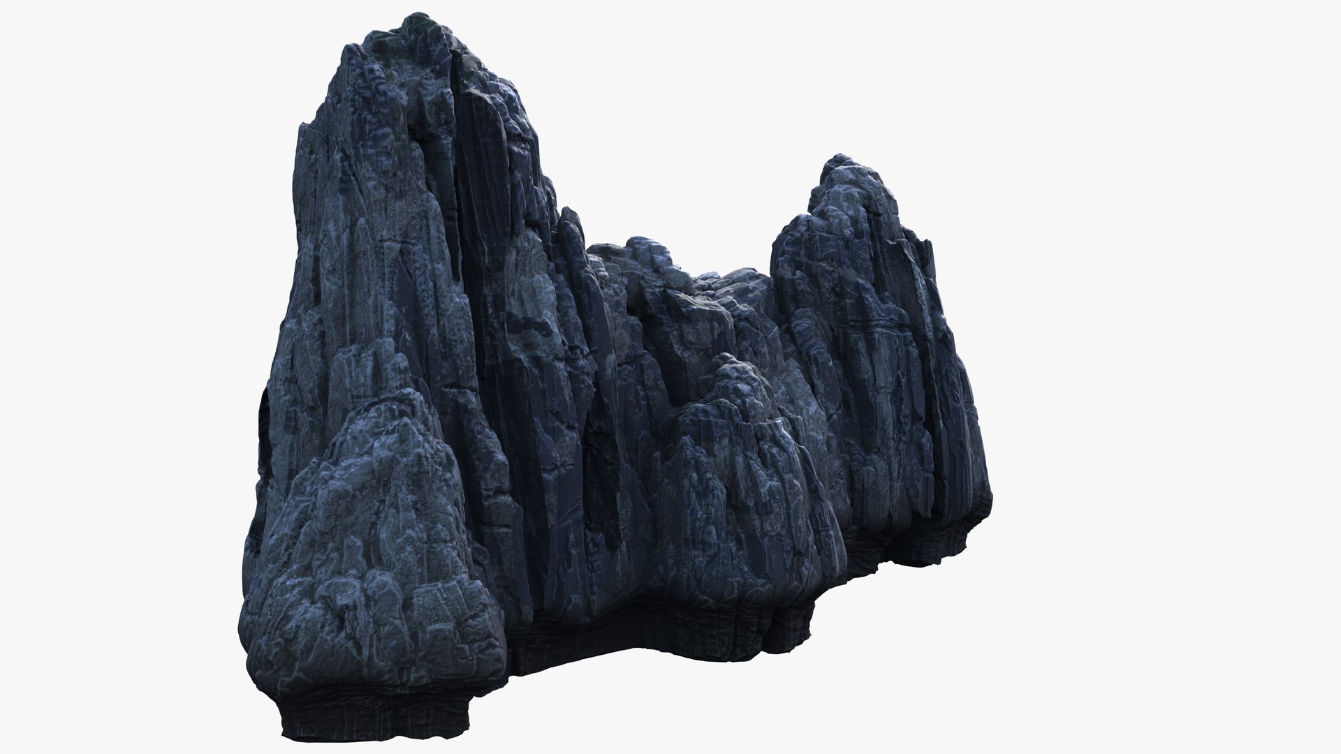 Granite Rock Island 06 model - TurboSquid 2178339