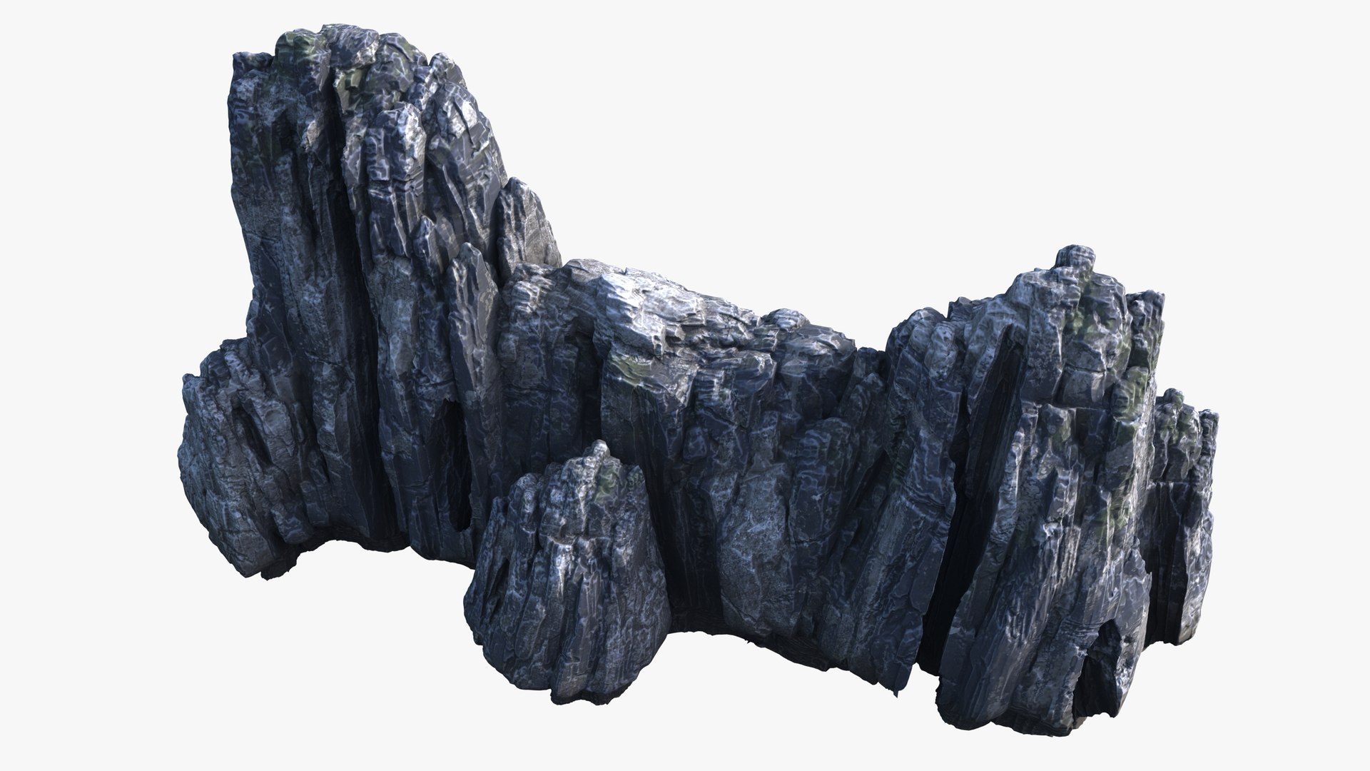 Granite Rock Island 06 model - TurboSquid 2178339