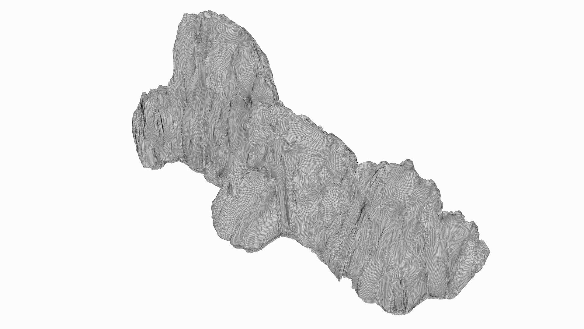 Granite Rock Island 06 model - TurboSquid 2178339