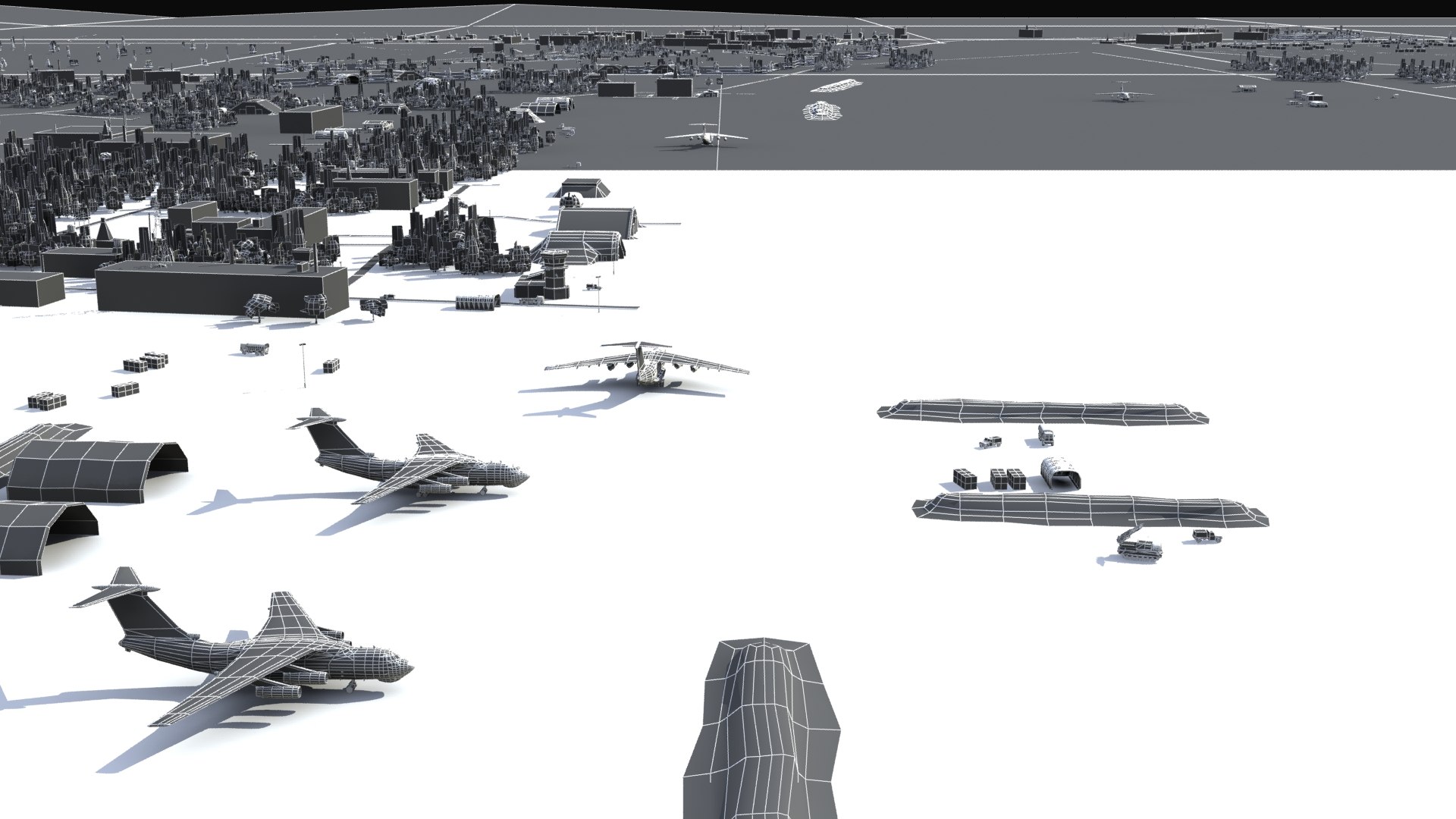 3D Military Airbase - TurboSquid 1897123
