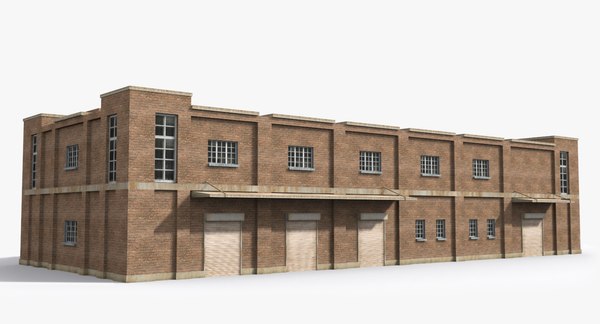 3D ready warehouse factory model - TurboSquid 1546726