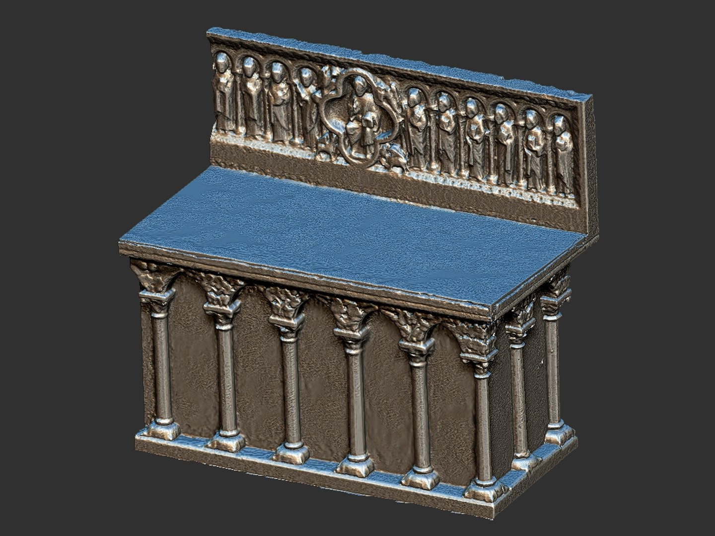 3D Cathedral Altar Model - TurboSquid 1512557