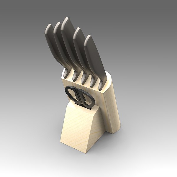 knife set 3d model