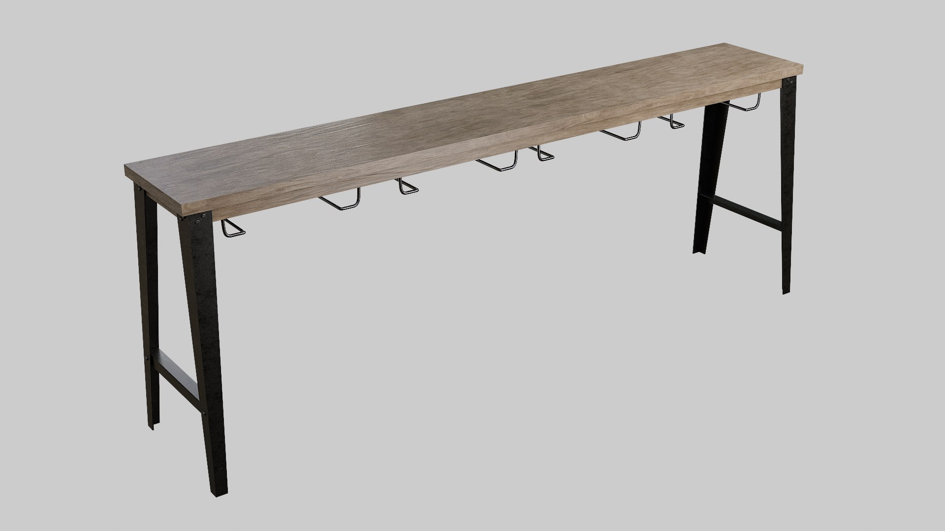 Bar table 3D model - TurboSquid 1545654
