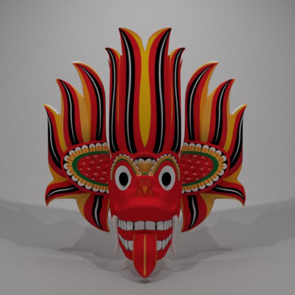 3d traditional mask