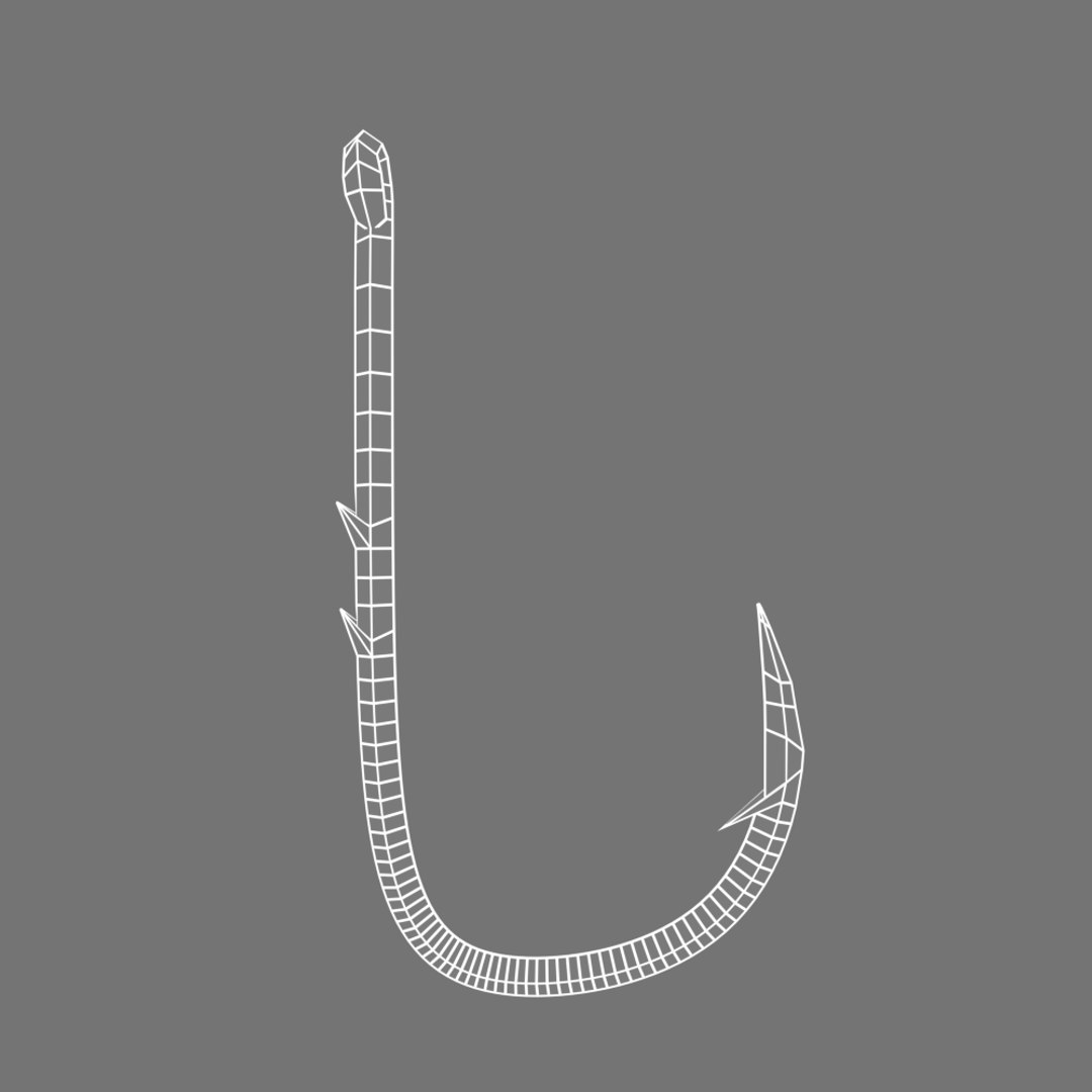 3d Fishing Hook