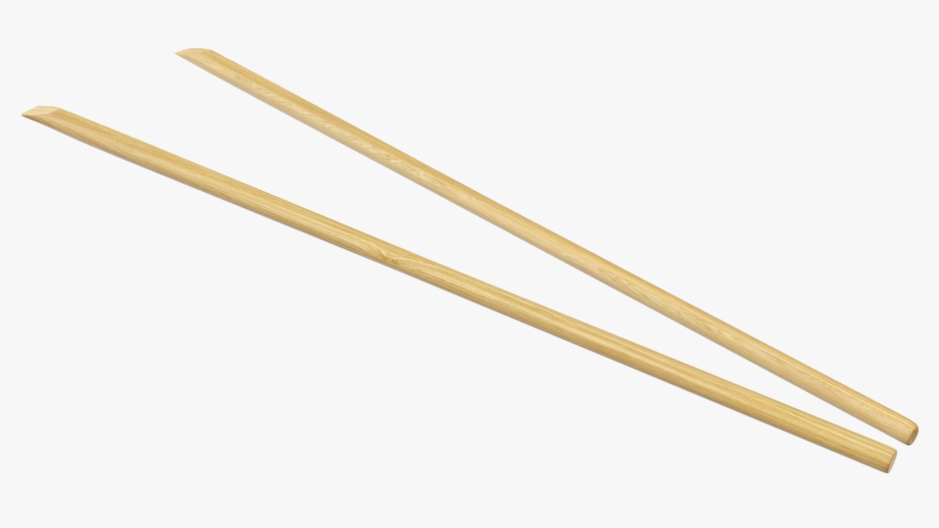 Wooden Stick Chopstick Model - TurboSquid 1571262