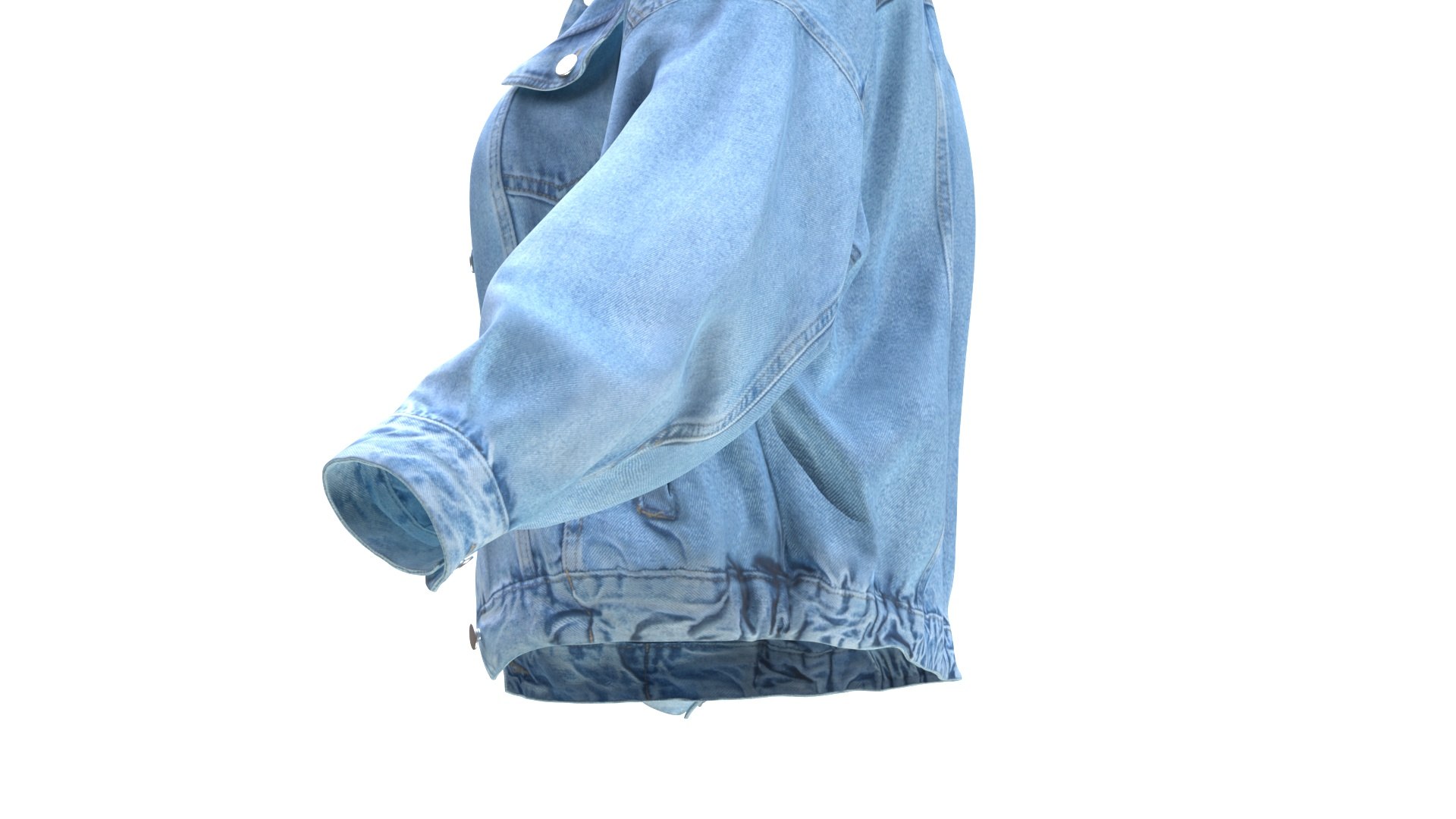 Denim Jacket 183 - All MH Bodies UE5 Skeletons - Rigged 3D Model ...