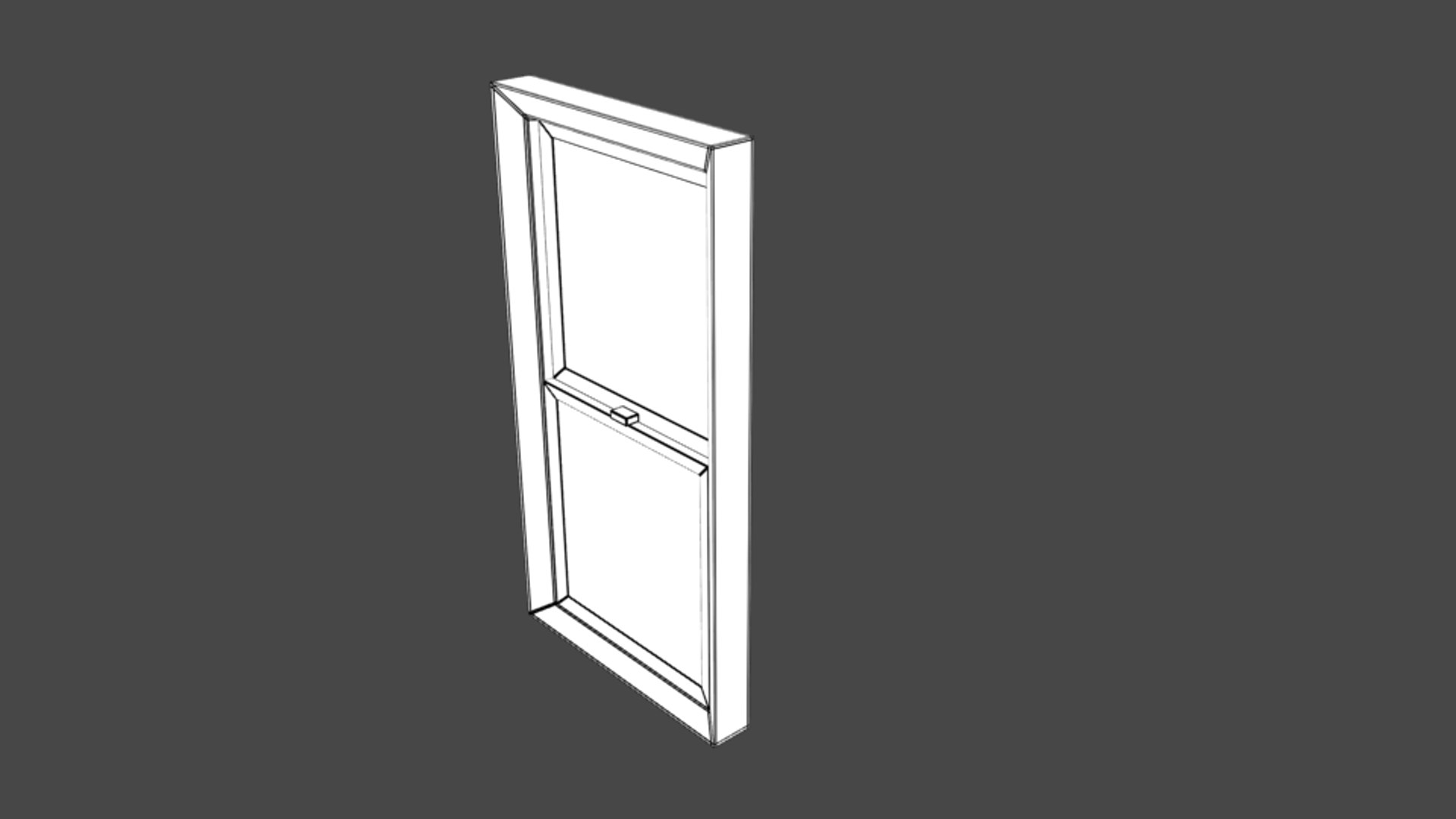 Double Hung Window 3D Model - TurboSquid 1510817