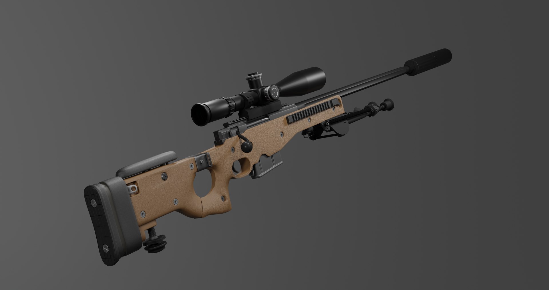 3D Accuracy International - AWP Model - TurboSquid 2191300