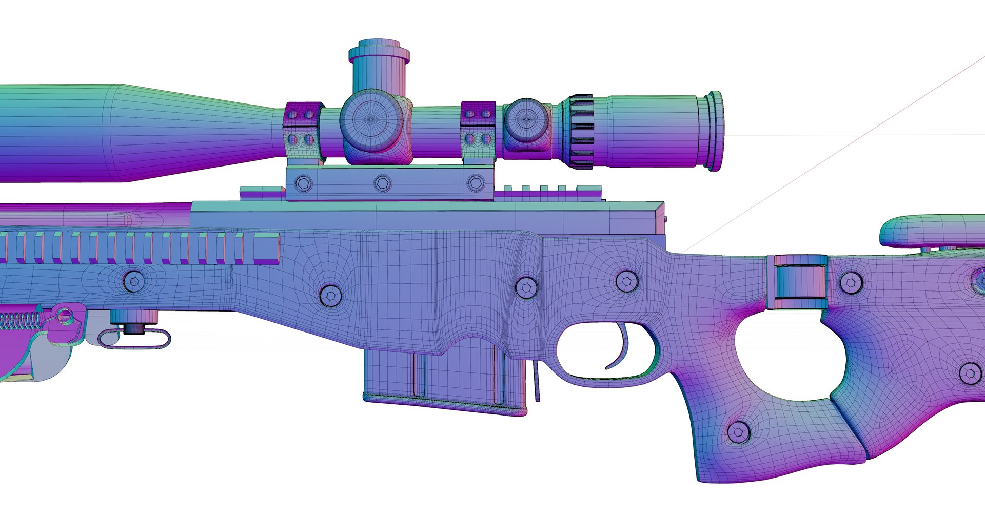 3D Accuracy International - AWP Model - TurboSquid 2191300