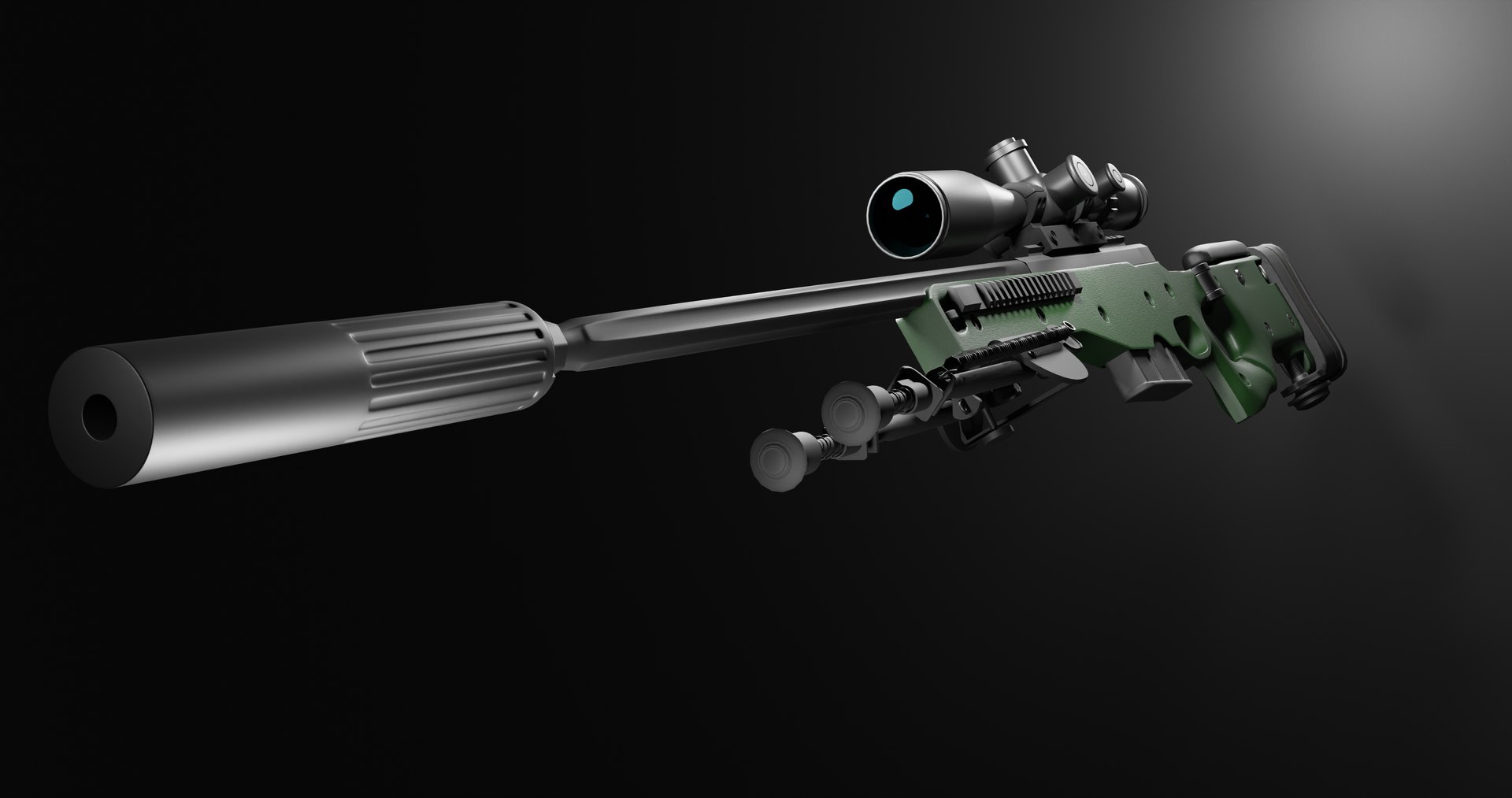 3D Accuracy International - AWP Model - TurboSquid 2191300