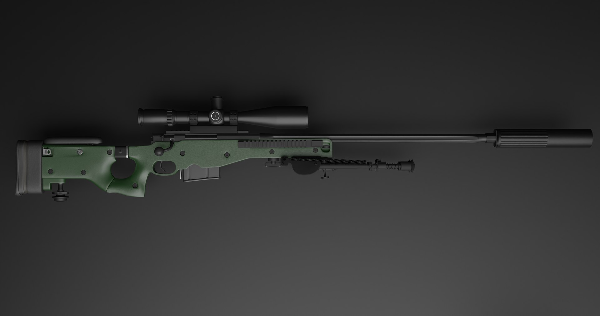 3D Accuracy International - AWP Model - TurboSquid 2191300