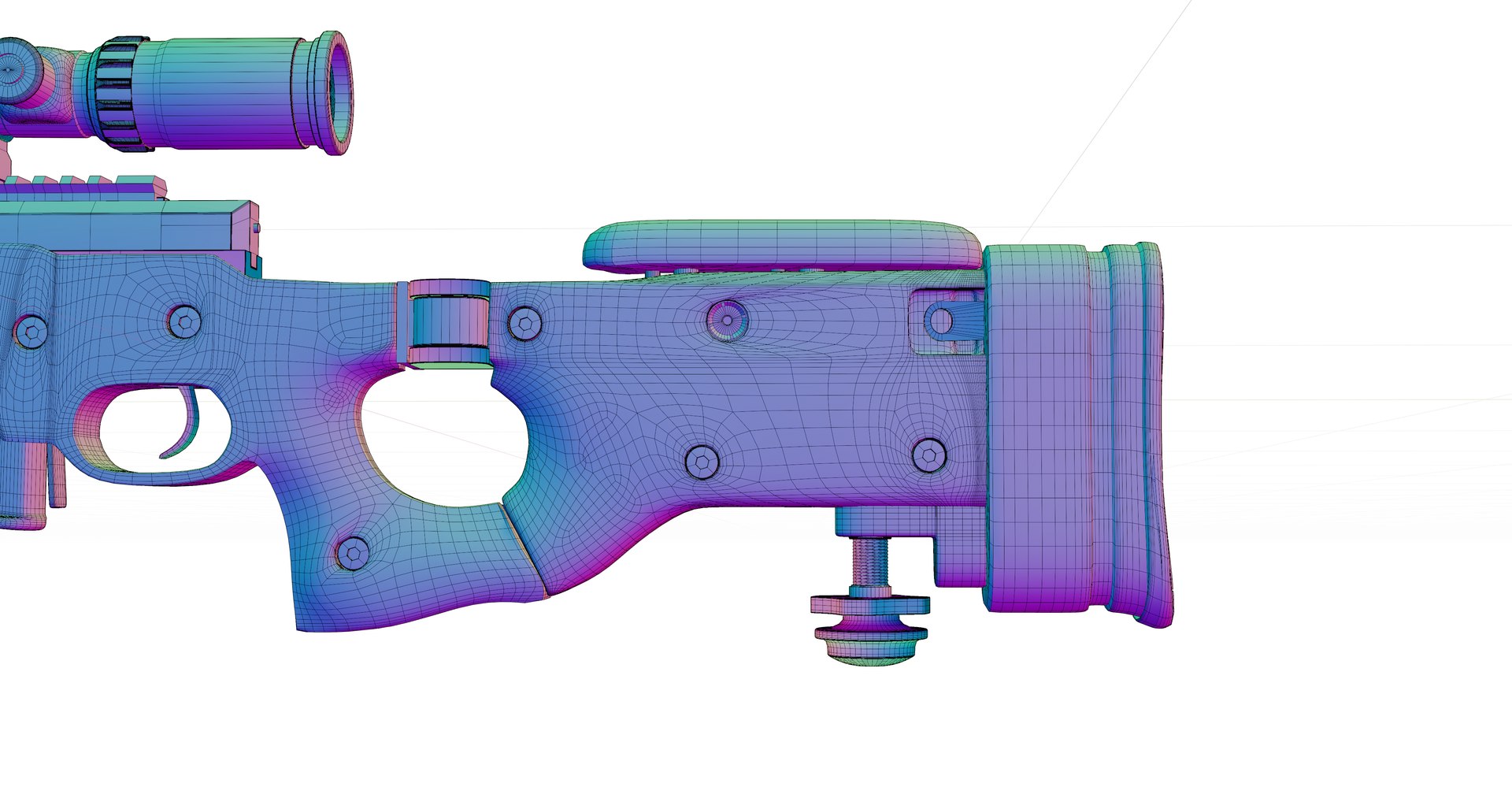 3D Accuracy International - AWP Model - TurboSquid 2191300