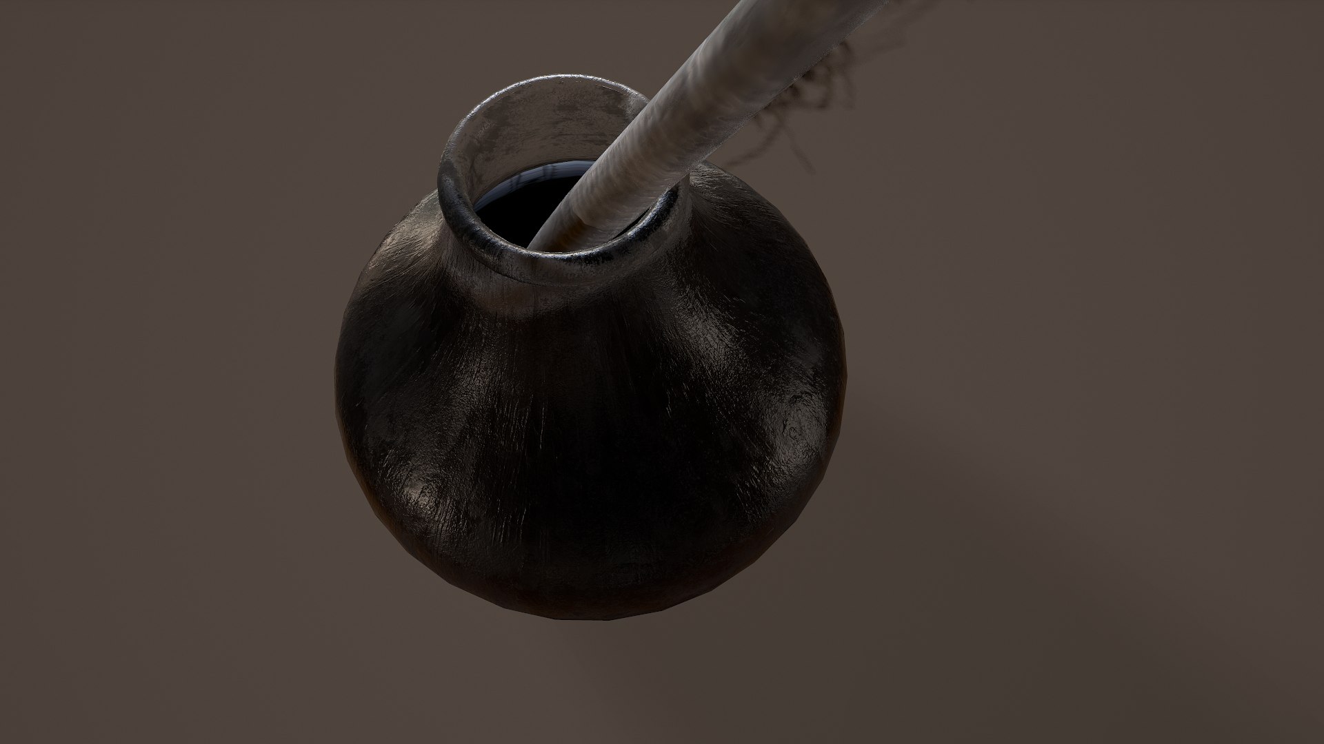 3D Model Glass Inkpot - TurboSquid 1620921