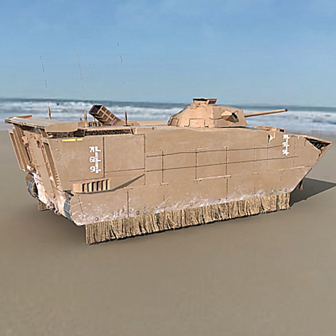 Expeditionary Fighting Vehicle Efv 3d Model