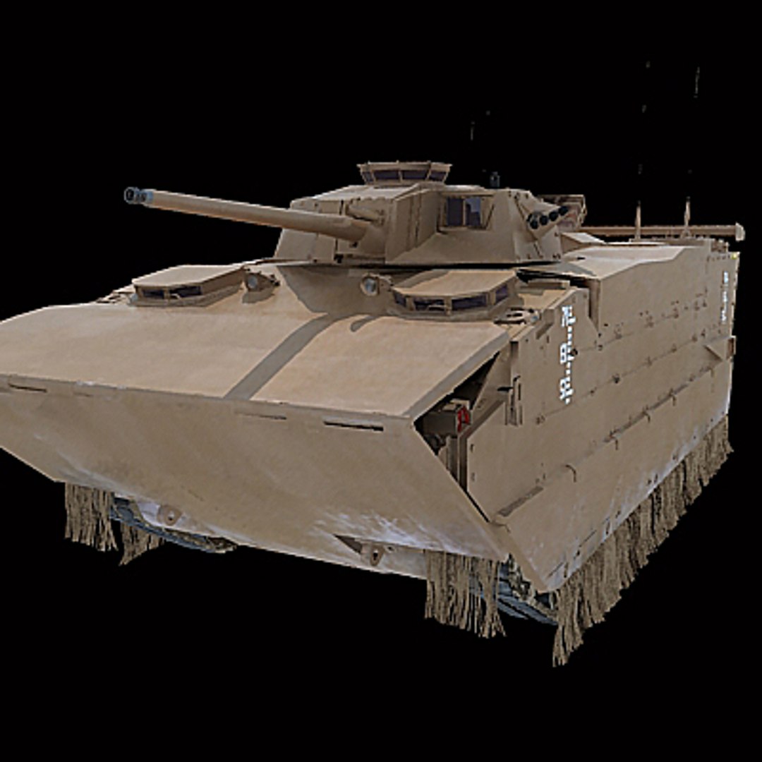 Expeditionary Fighting Vehicle Efv 3d Model
