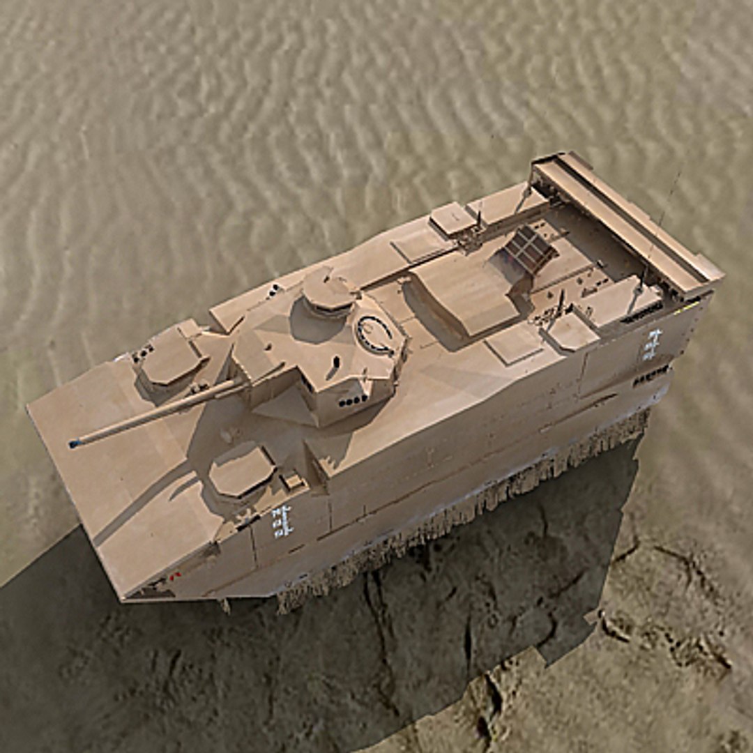 Expeditionary Fighting Vehicle Efv 3d Model