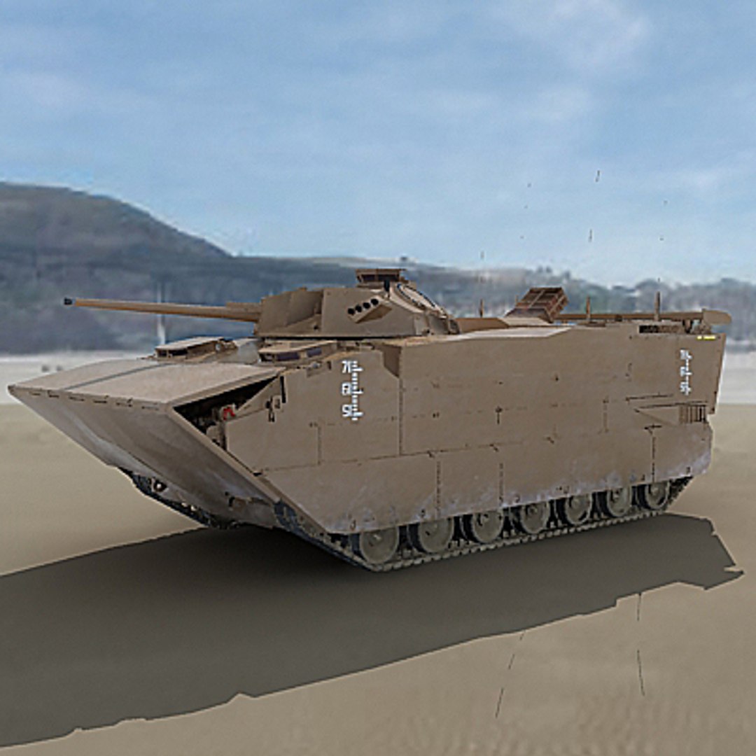 Expeditionary Fighting Vehicle Efv 3d Model