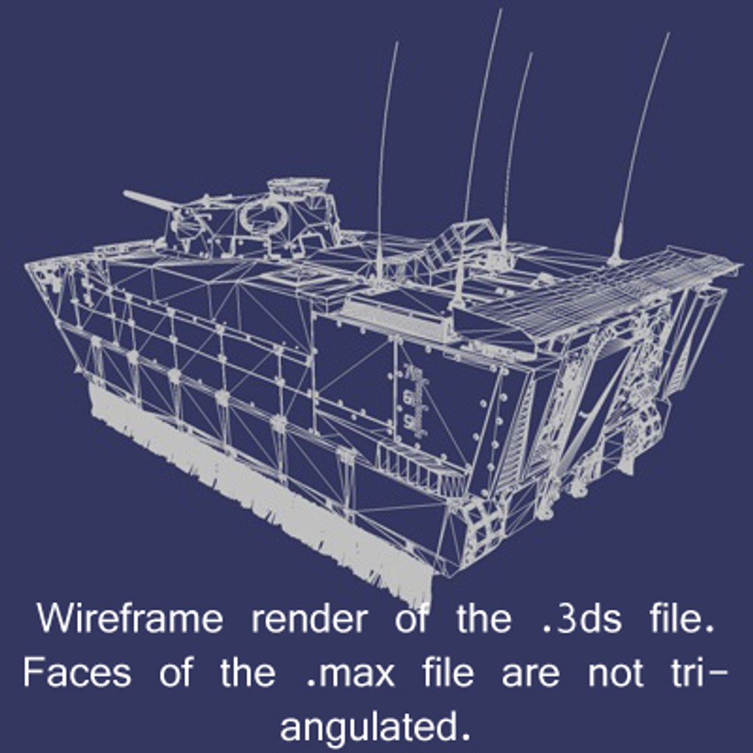 Expeditionary Fighting Vehicle Efv 3d Model