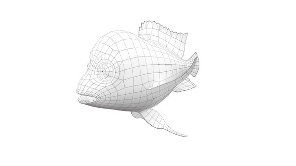 3D humphead cichlid fish toon - TurboSquid 1586338