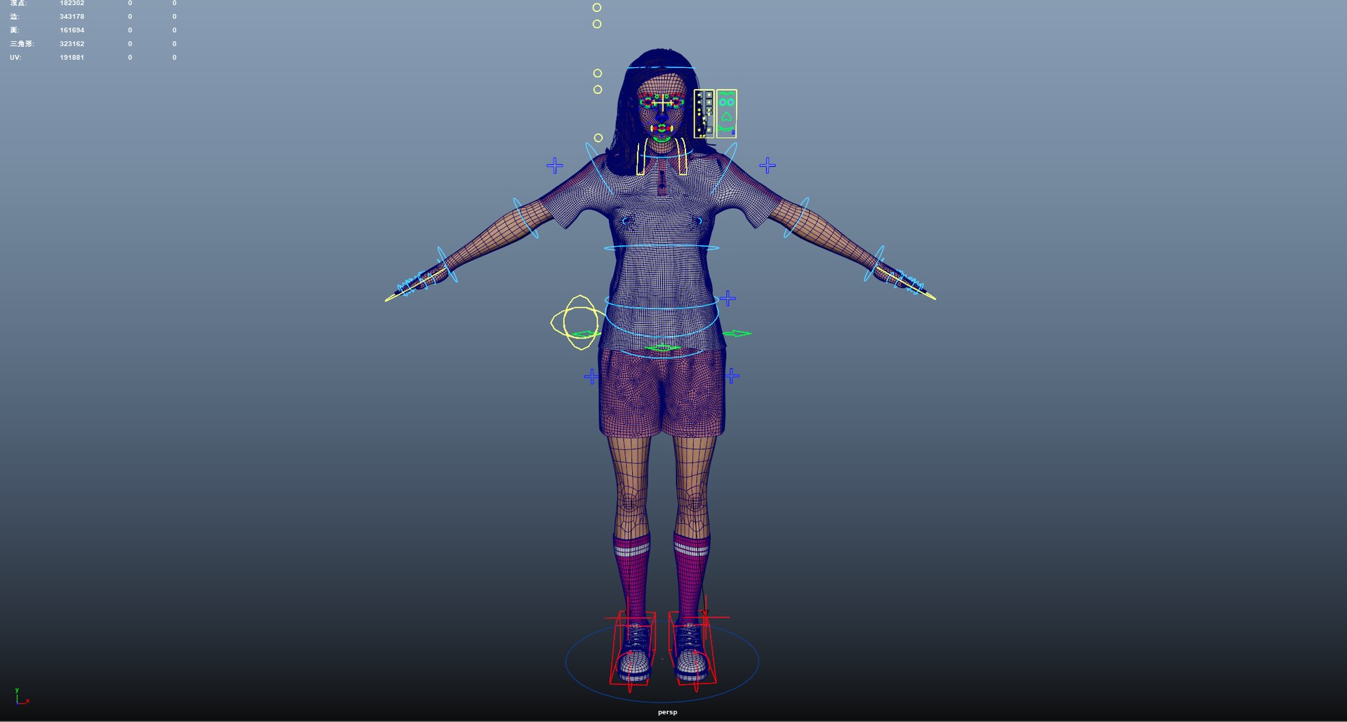 School Girl 3D Model - TurboSquid 2508301