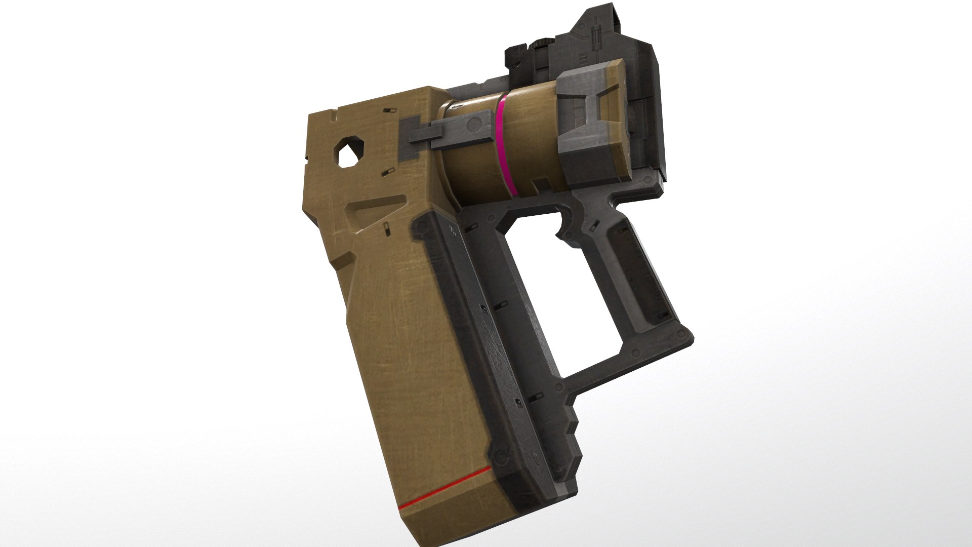 Trap Gun Level 1 3D Model - TurboSquid 2185682
