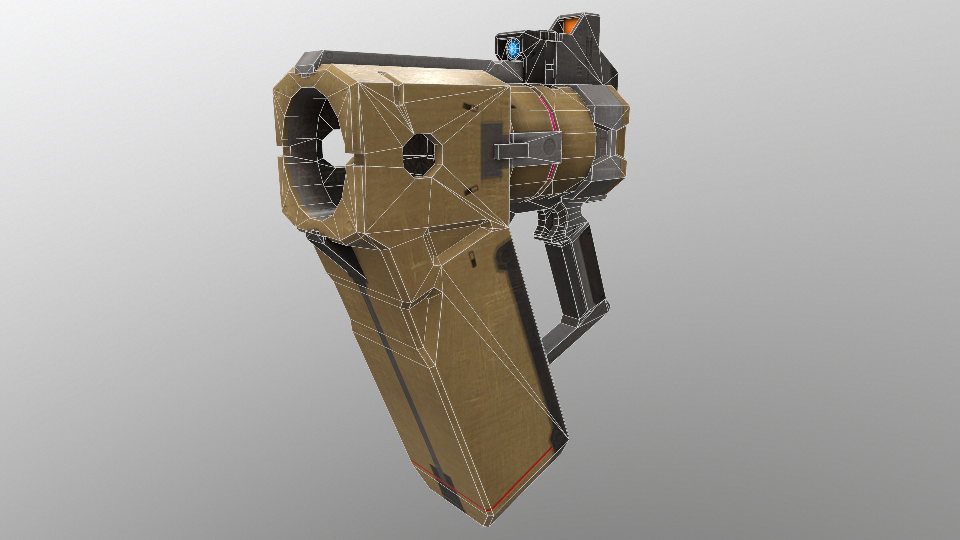 Trap Gun Level 1 3D Model - TurboSquid 2185682