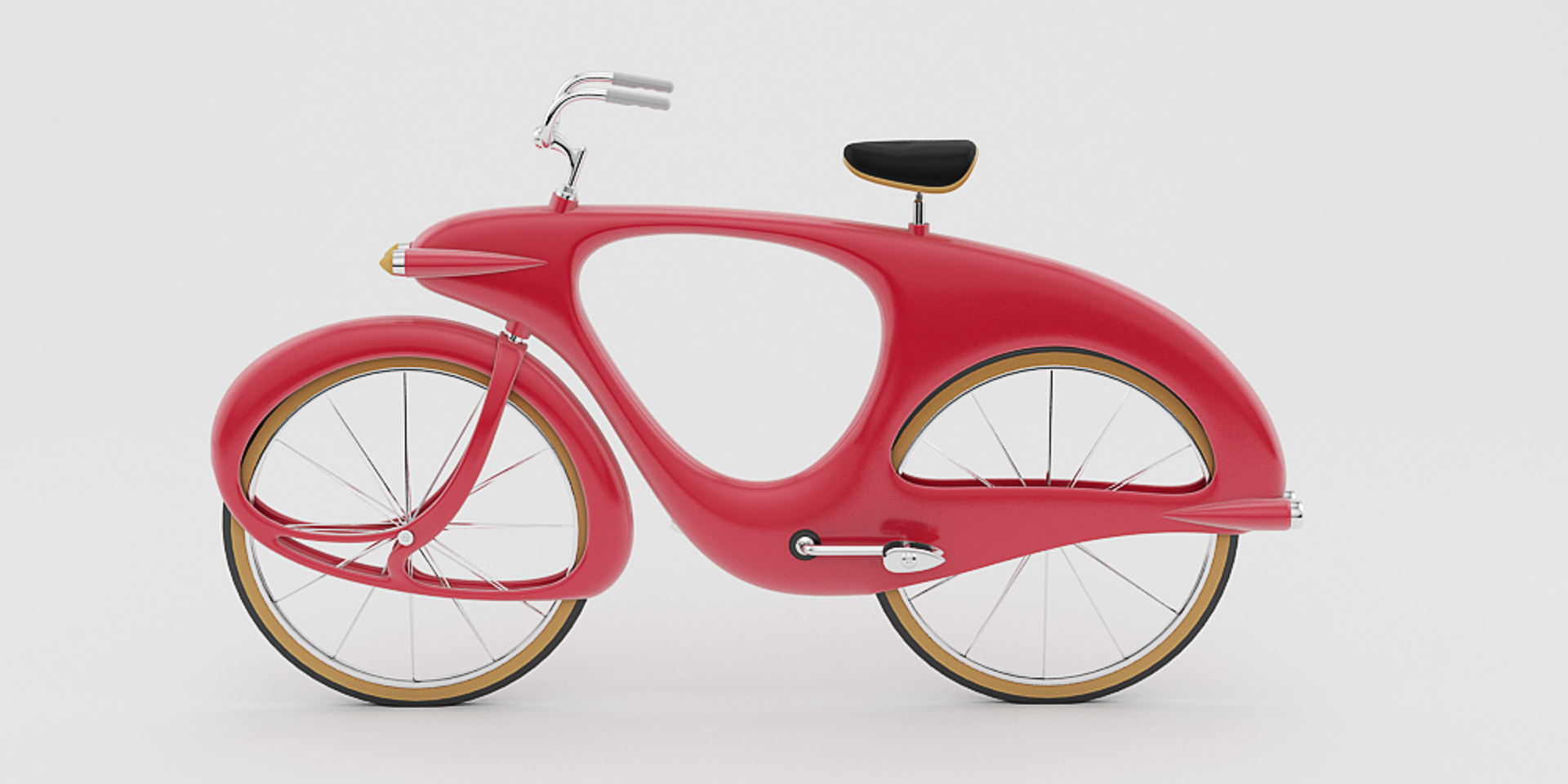 retro bicycle 3d model