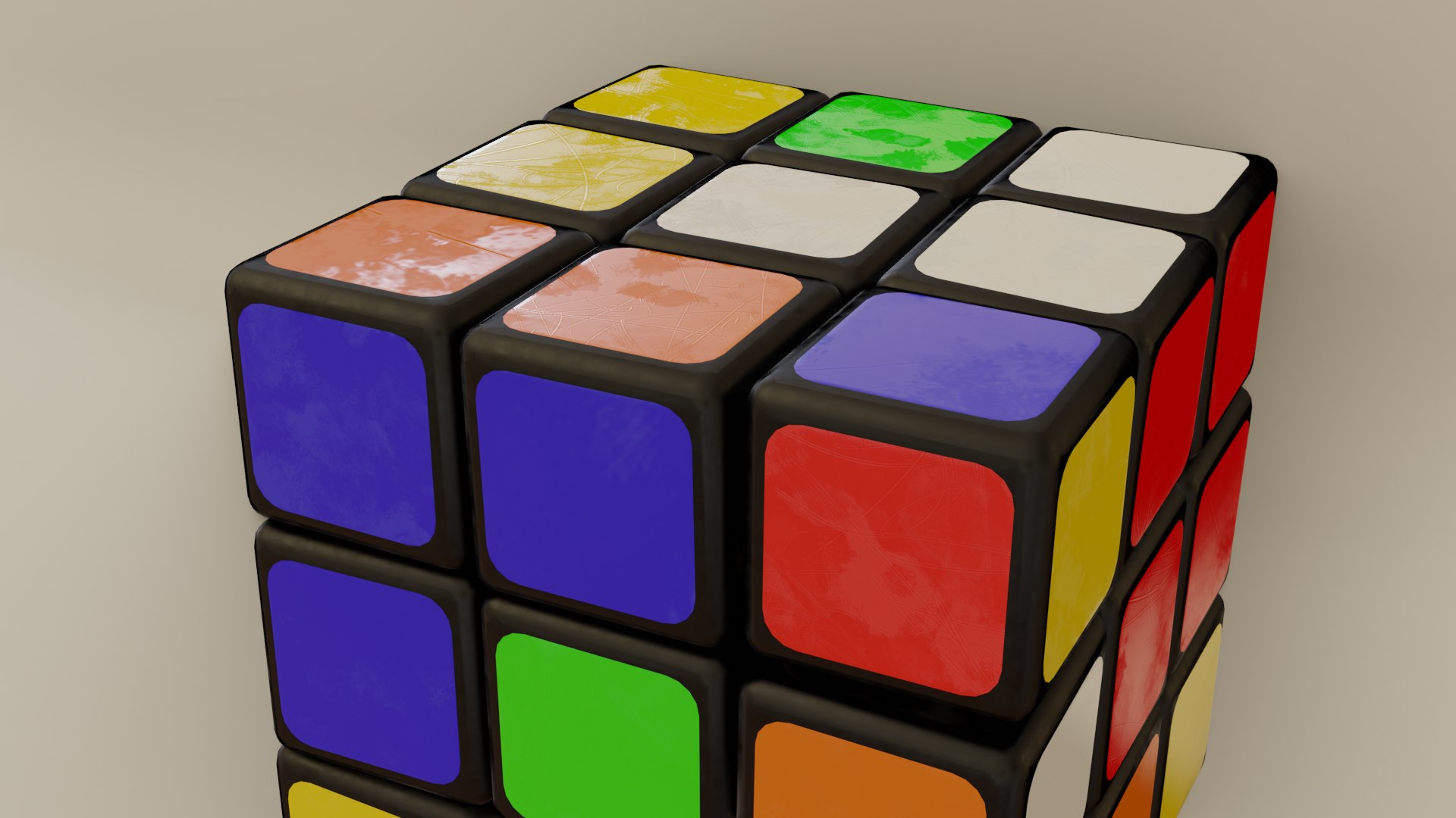 3D Model Rubik Cube | Blender - TurboSquid 1717330
