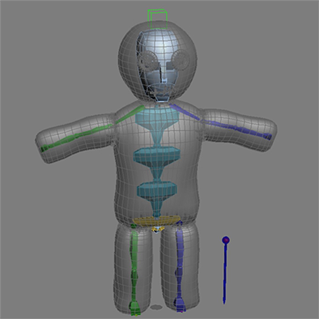3d Model Voodoo Doll Woodoo