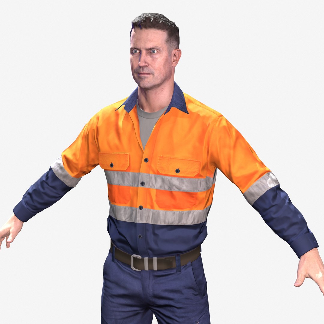 3D Mining Workman - TurboSquid 1704467
