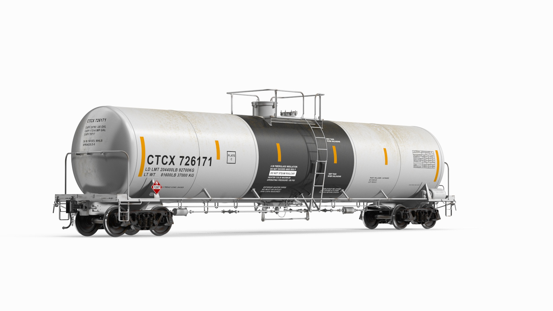 Tank Car 3D Model - TurboSquid 2202011