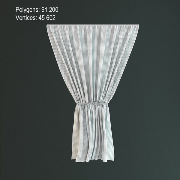 3d window curtains