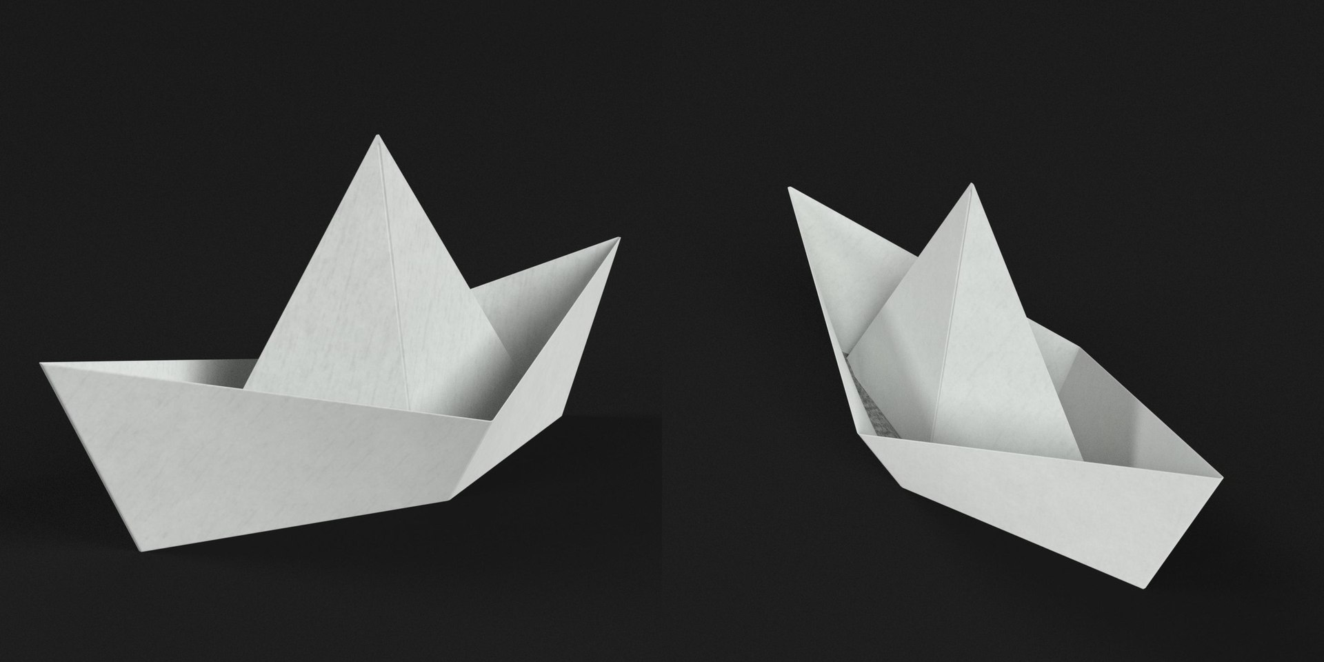3D Paper Boat Model - TurboSquid 1371587
