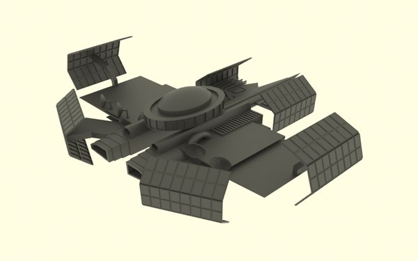 3D model Zenit Spaceship Station - TurboSquid 1811742