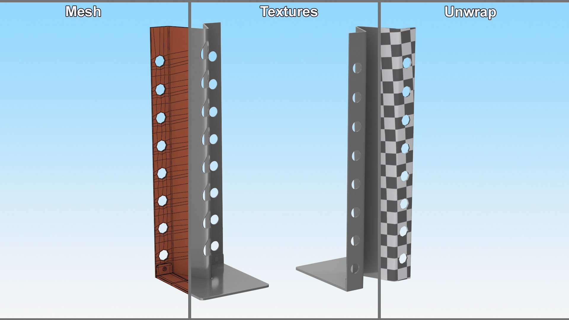 3D Display Stand For Glasses Grey - TurboSquid 2002512