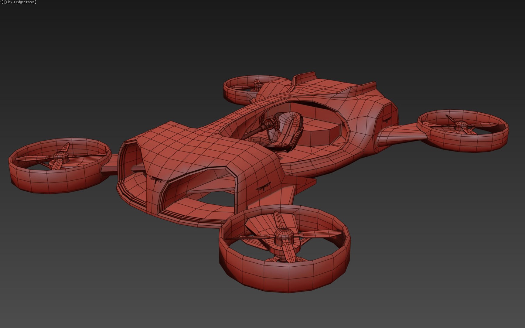 3D car copter model - TurboSquid 1557928